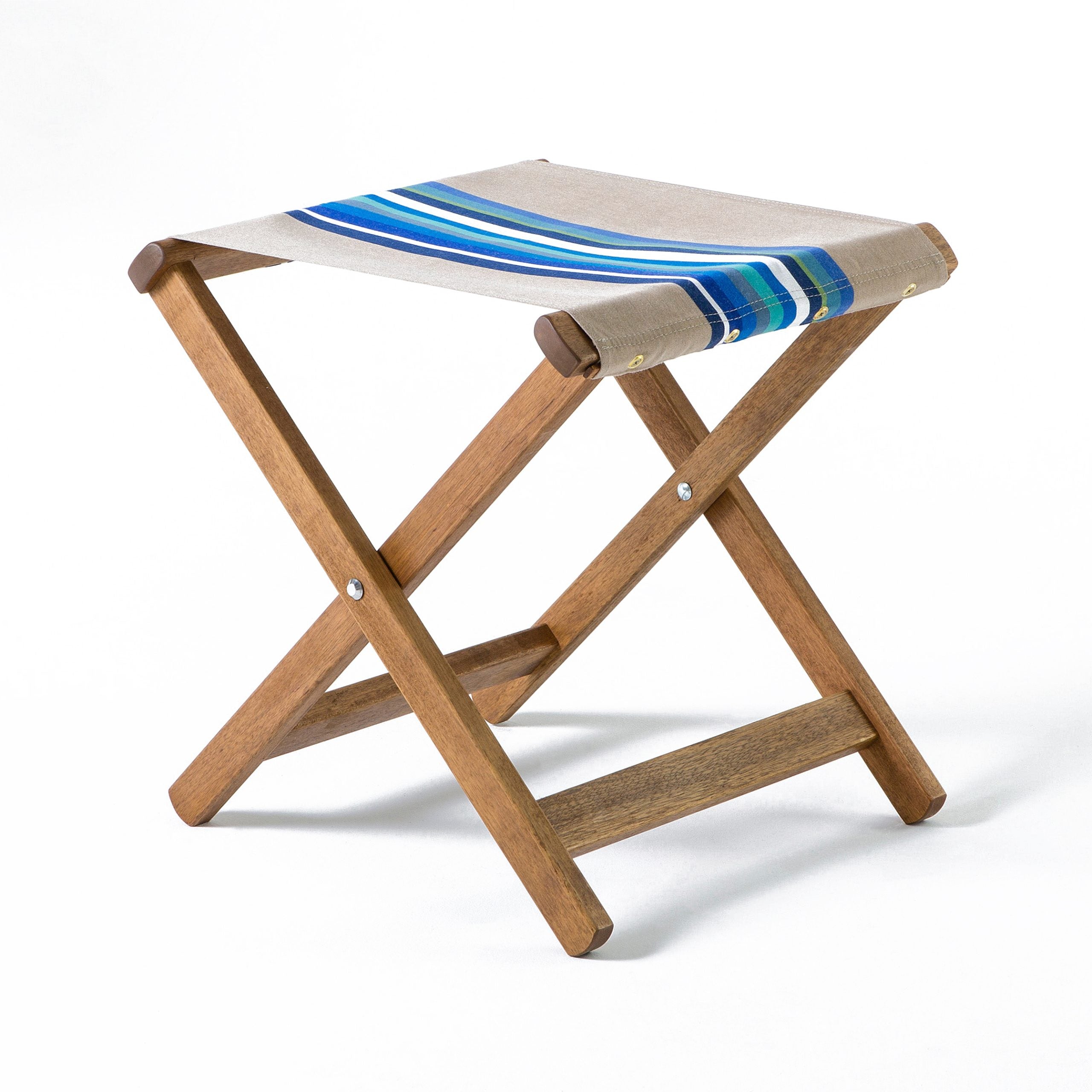 Sturdy Stool - Multi Stripe, AC74, Acrylic